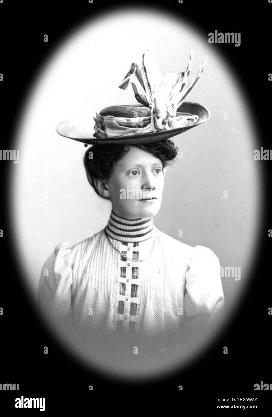 Self-portrait of Johanne Hesbeck c 1895 Stock Photo - Alamy