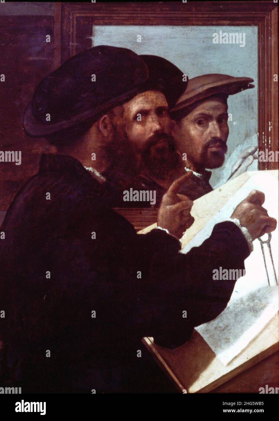 Self-portrait of Giovanni Battista Paggi Stock Photo - Alamy