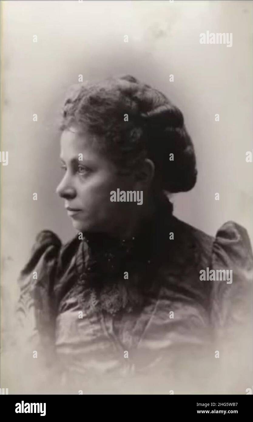 Self-portrait of Marie Hartig Kendall Stock Photo - Alamy