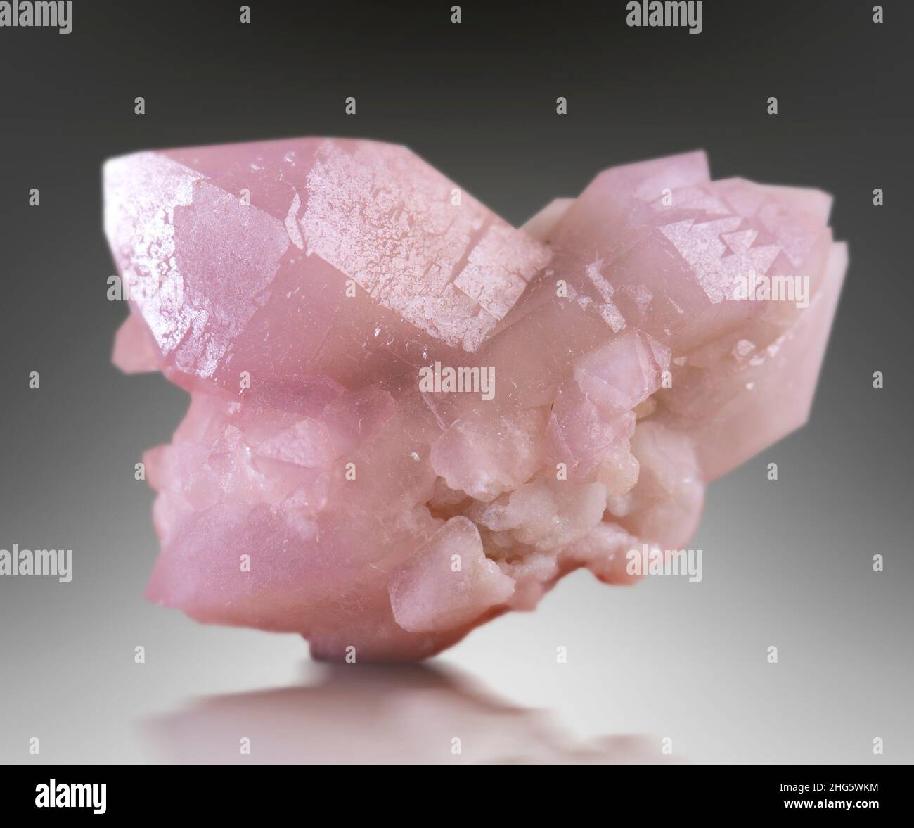 pink quartz mineral specimen stone rock geology gem crystal Stock Photo ...