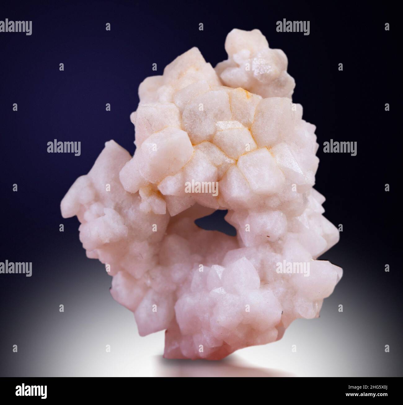 pink quartz mineral specimen stone rock geology gem crystal Stock Photo ...