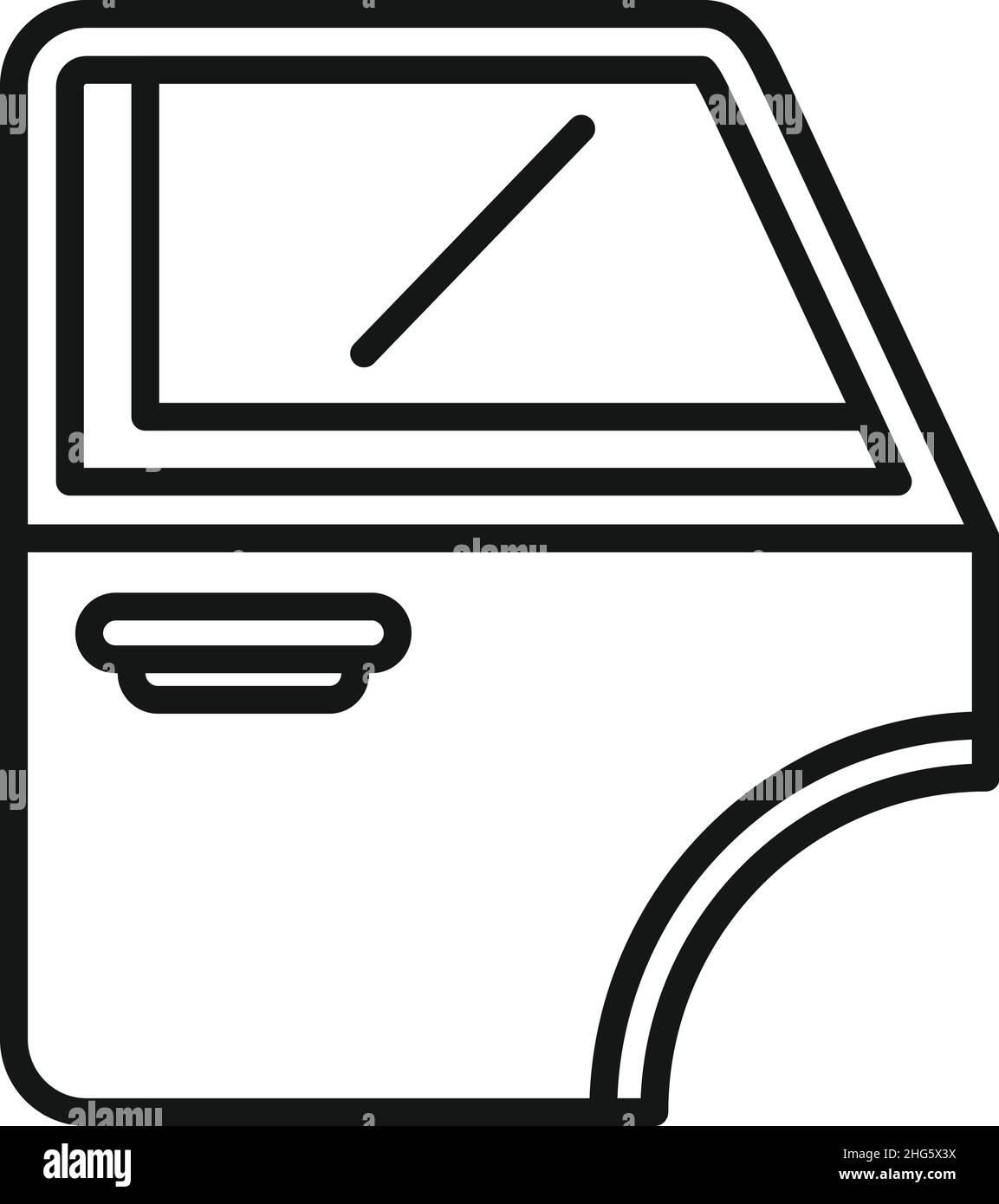 Car handle window front Black and White Stock Photos & Images - Alamy