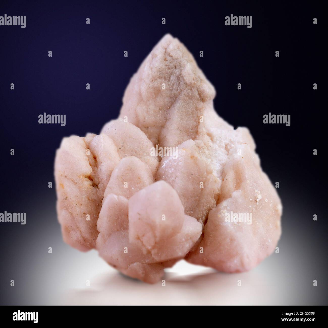 pink quartz mineral specimen stone rock geology gem crystal Stock Photo ...