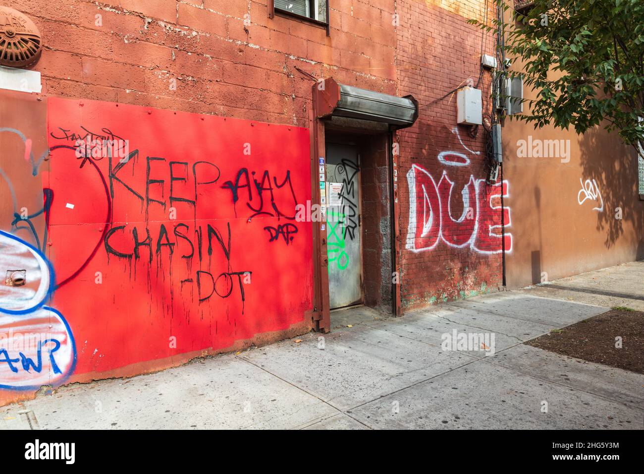 The Bronx, New York City, New York, USA. November 2, 2021. Graffiti on ...