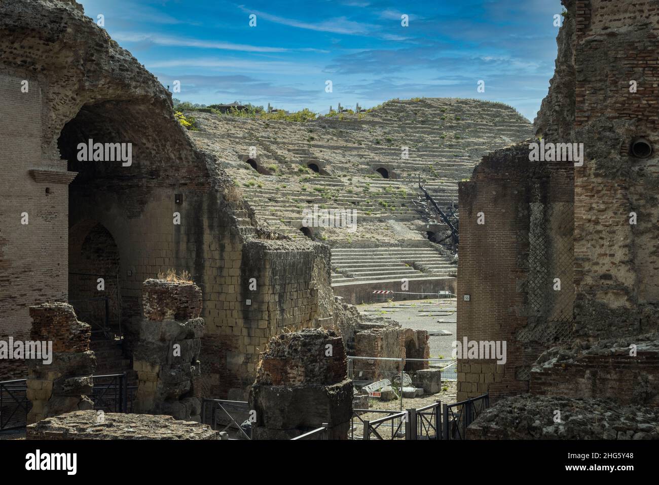 Flavian Amphitheater - located in Pozzuoli, is the third-largest Roman ...