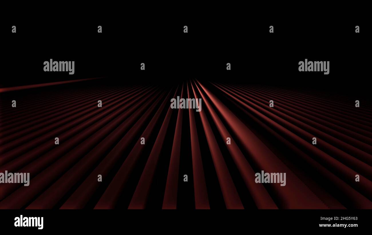 Abstract, yellow, small audio waves on black background. Abstract ...