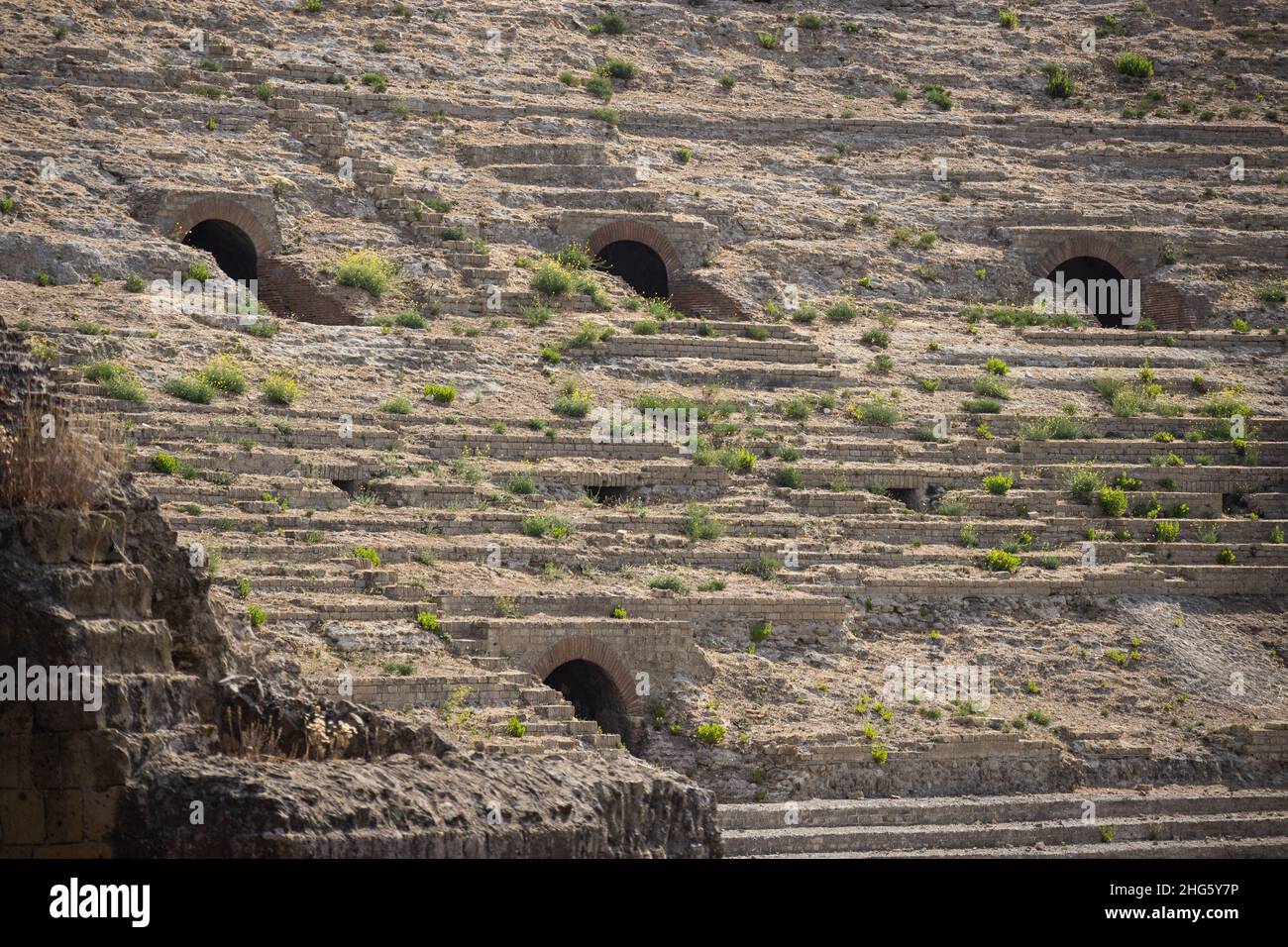 Flavian Amphitheater - located in Pozzuoli, is the third-largest Roman ...