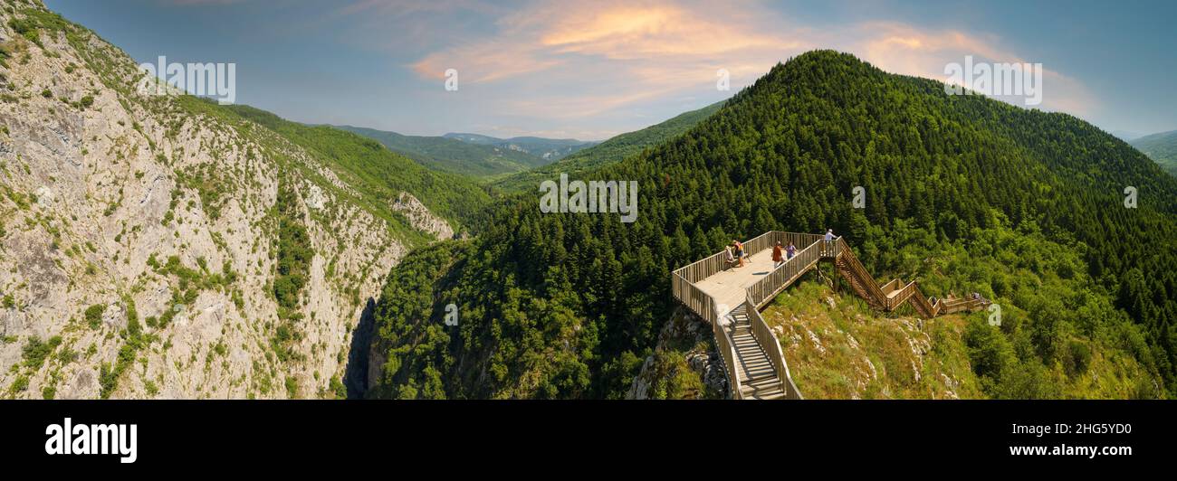 Valla Canyon Observation Deck. Kure Mountains National Park. Pinarbasi ...