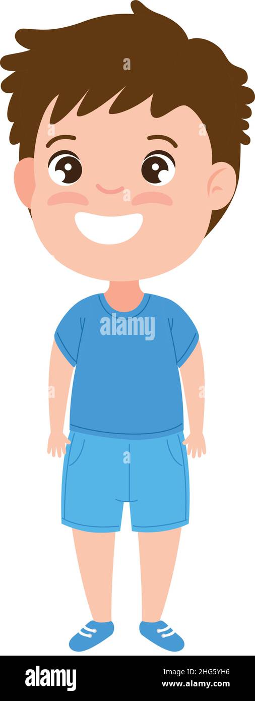 cute boy smiling Stock Vector Image & Art - Alamy
