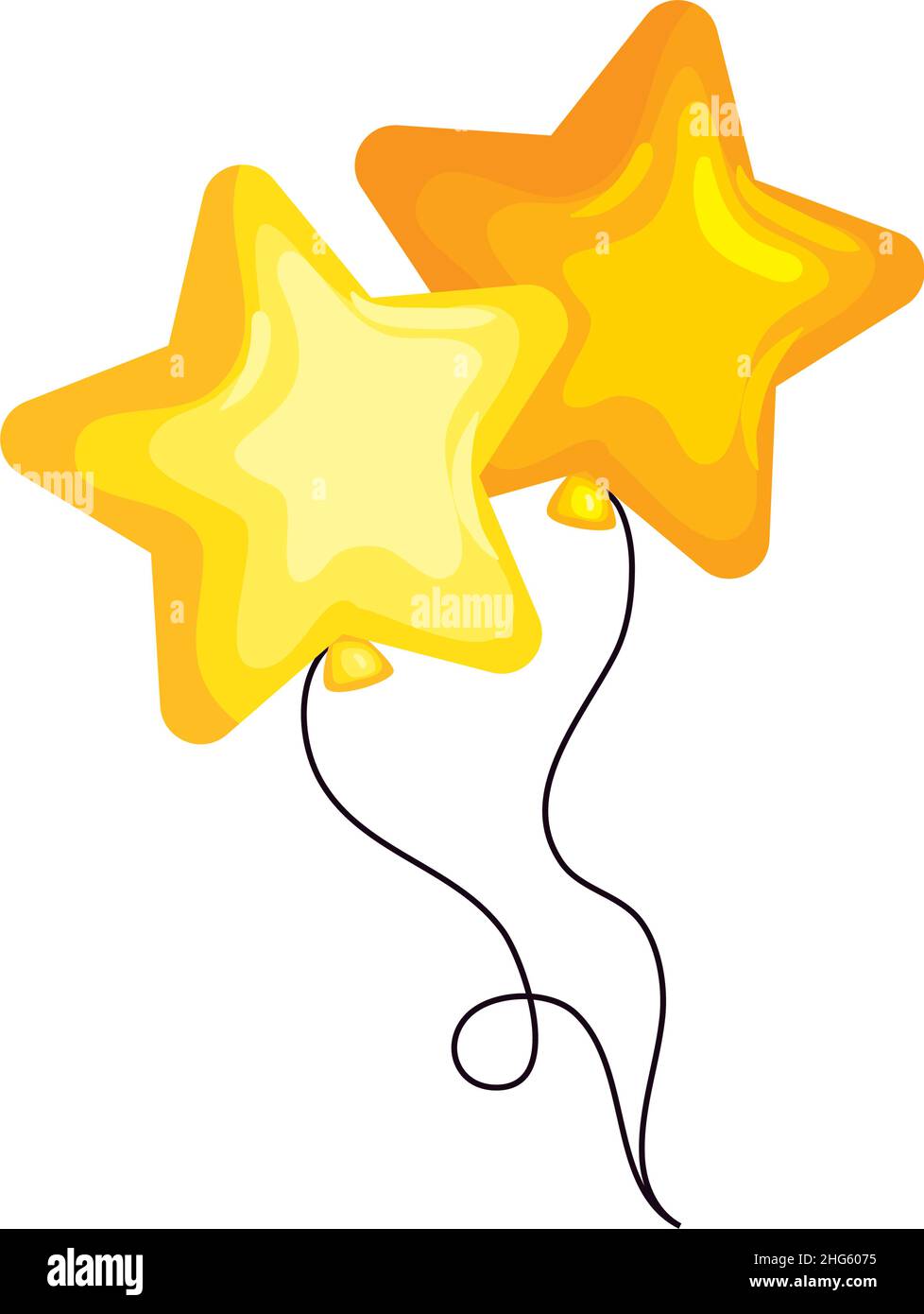 balloons helium in star shape Stock Vector Image & Art - Alamy