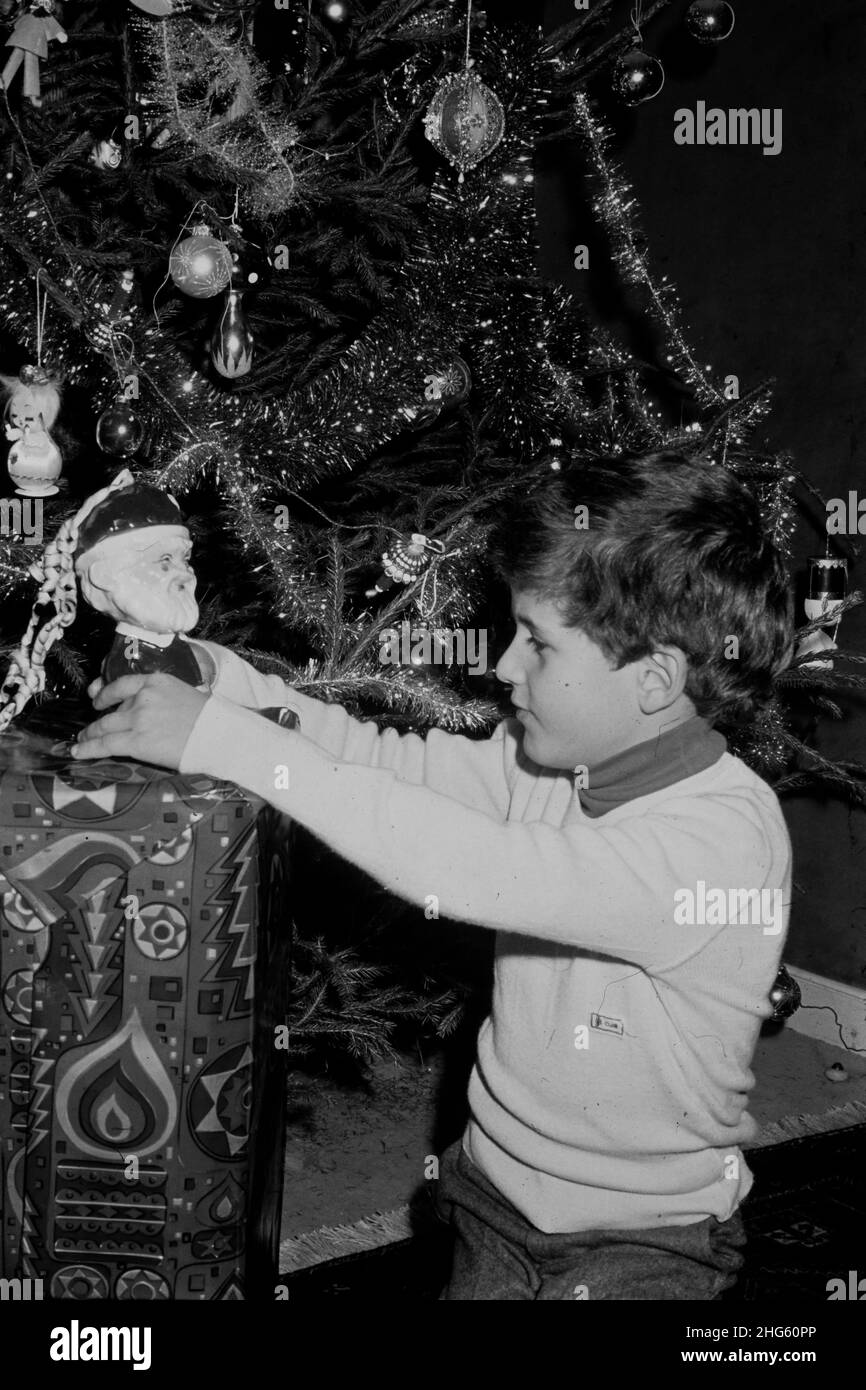 Archives 70ies: Young Christophe Merieux celebrates Christmas after his ...