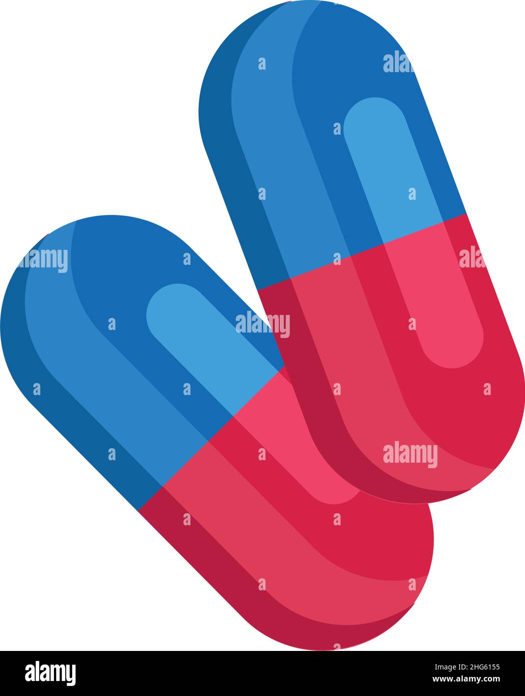 two capsules medicine Stock Vector Image & Art - Alamy