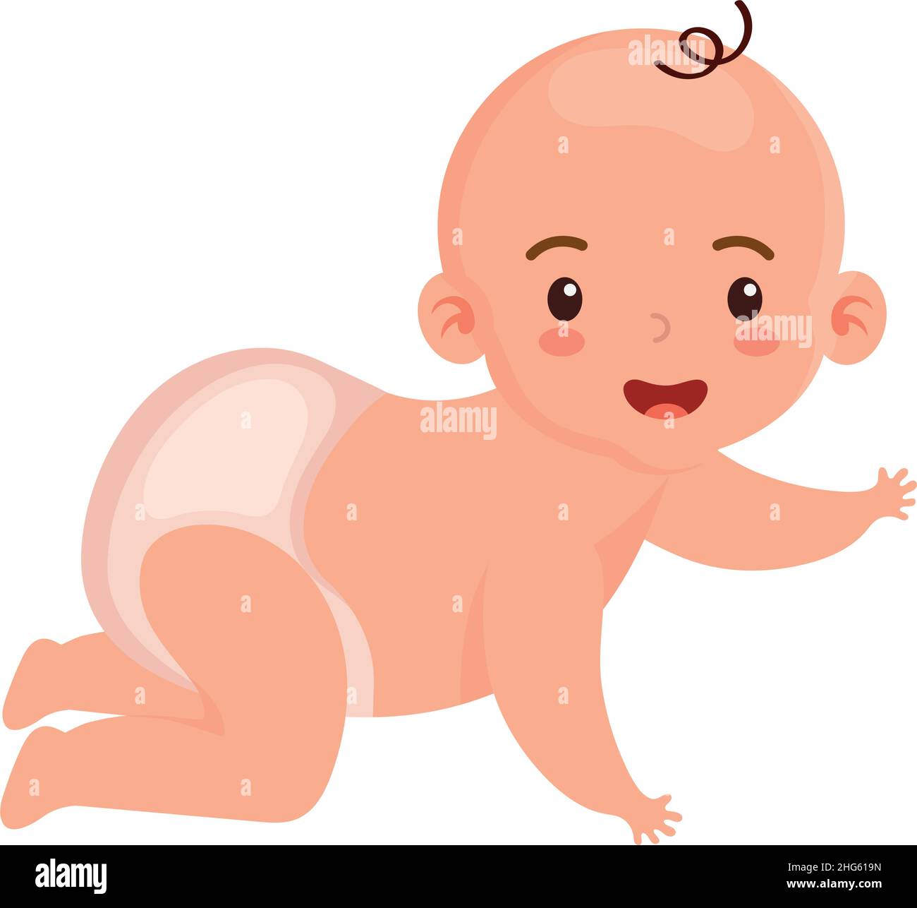 Crawling position Stock Vector Images - Alamy