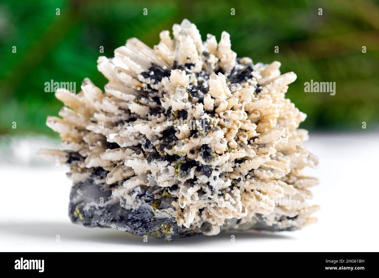 pyrite mineral specimen stone rock geology gem crystal Stock Photo - Alamy