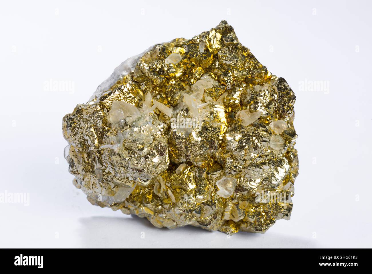 pyrite mineral specimen stone rock geology gem crystal Stock Photo - Alamy