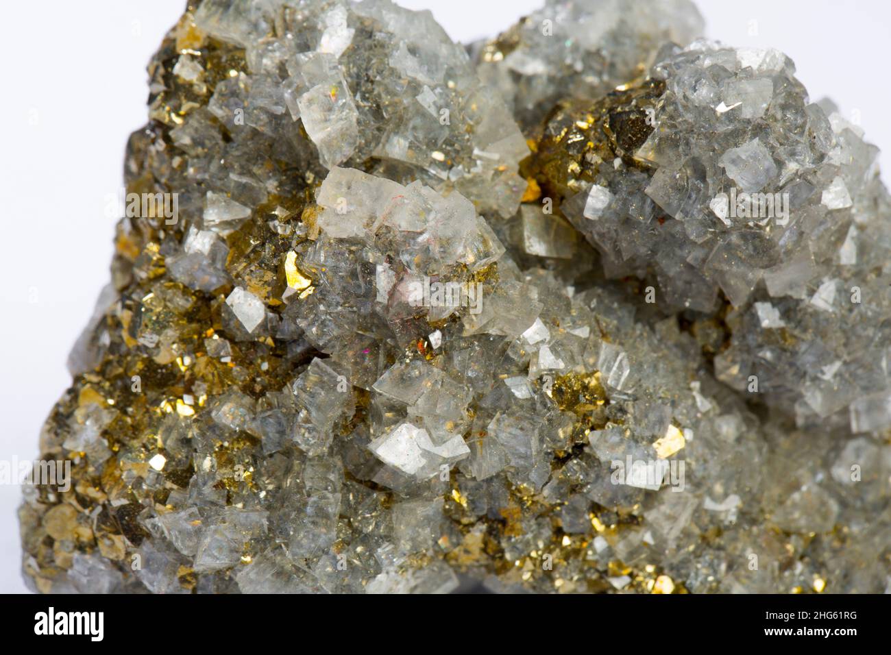 pyrite mineral specimen stone rock geology gem crystal Stock Photo - Alamy