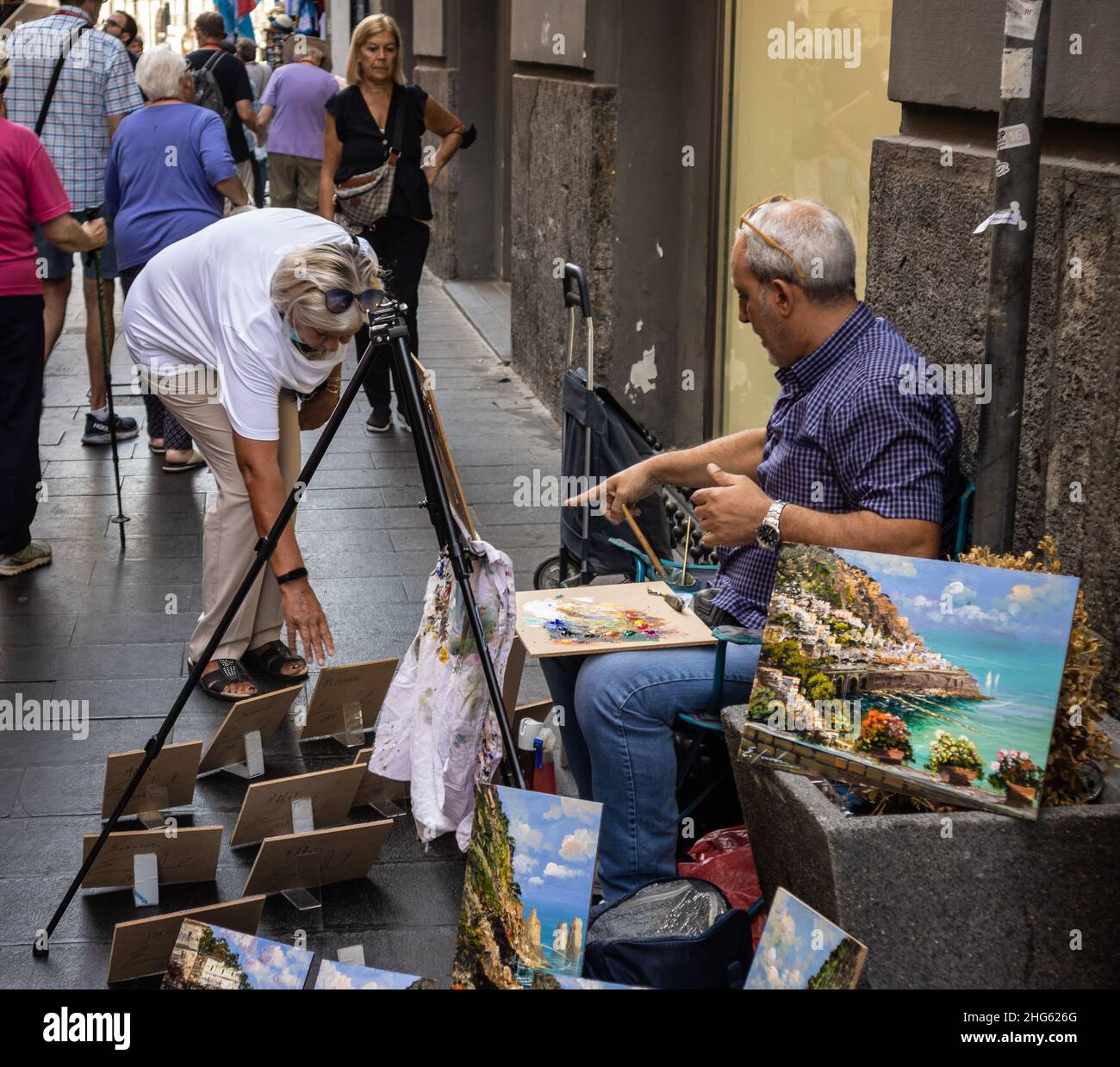 Artist in rome hi-res stock photography and images - Alamy