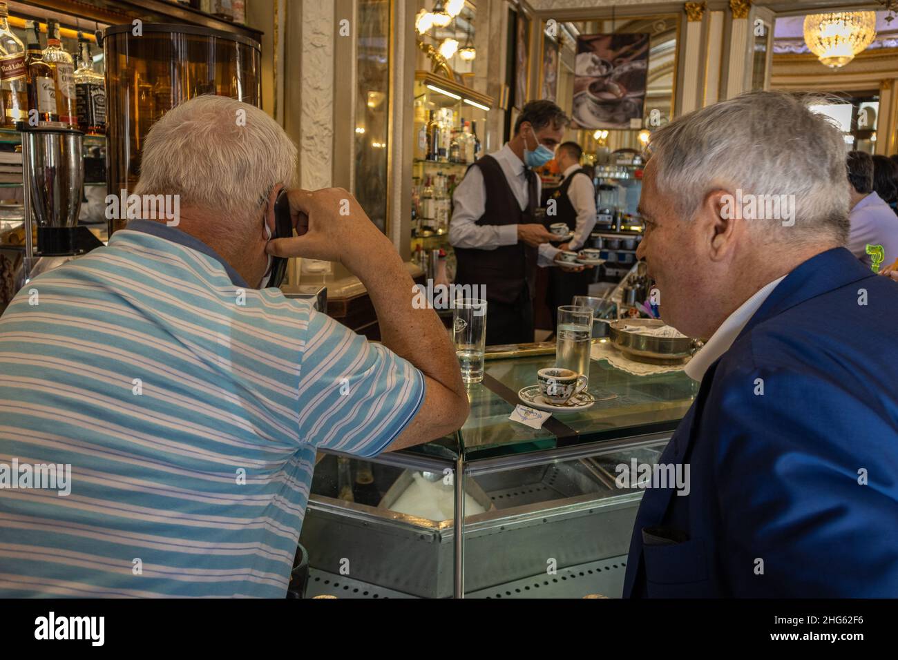 Cafe in Rome Stock Photo - Alamy