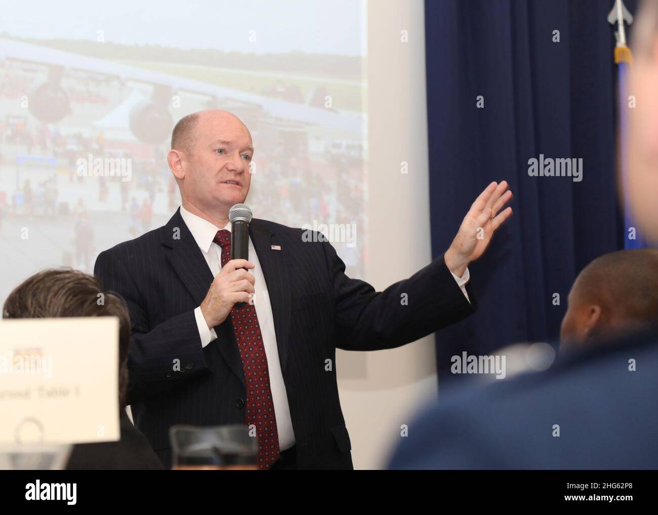 Senator Coons attends State of the Base Breakfast at Dover Air Force ...