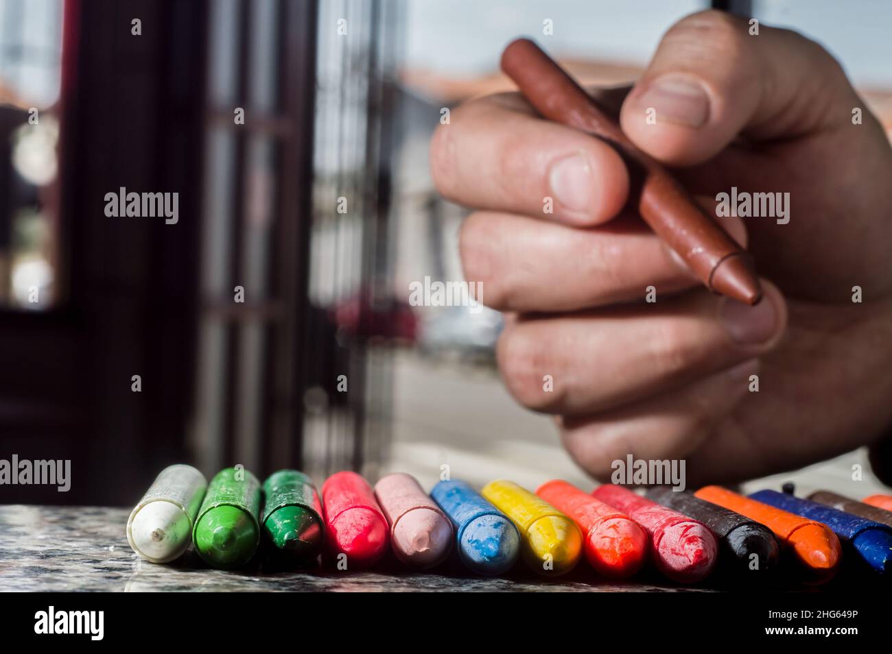 Colorful handdrawn hi-res stock photography and images - Alamy