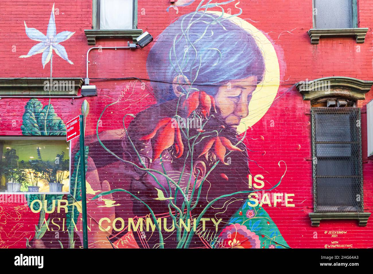 Chinatown, Manhattan, New York City, New York, USA. November 3, 2021 ...