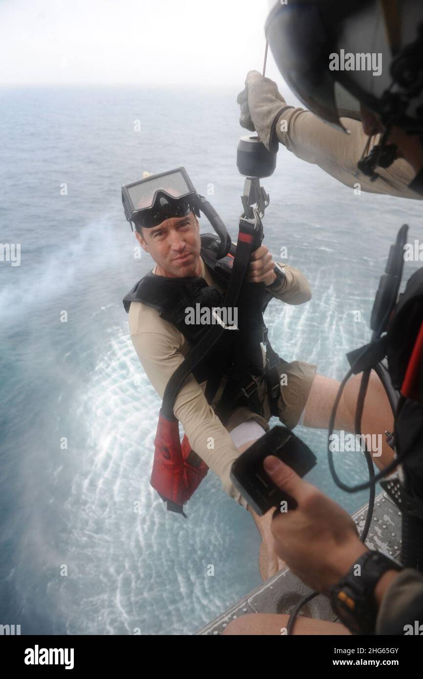 Senior Chief Naval Aircrewman (Helicopter) Gregory Ott, a search and ...