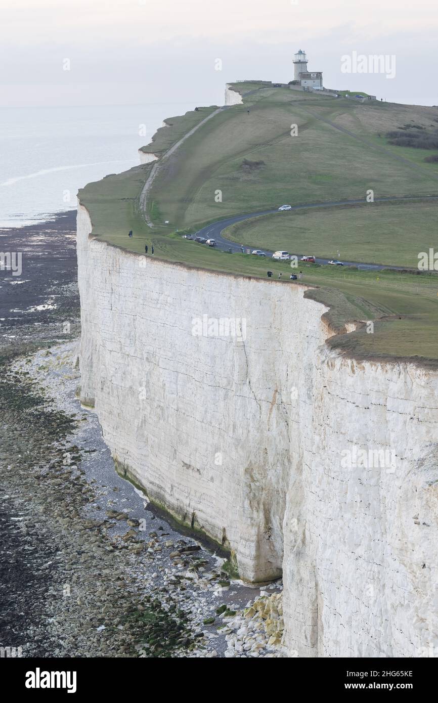 Beachy Head Cliff, East Sussex, UK Stock Photo - Alamy