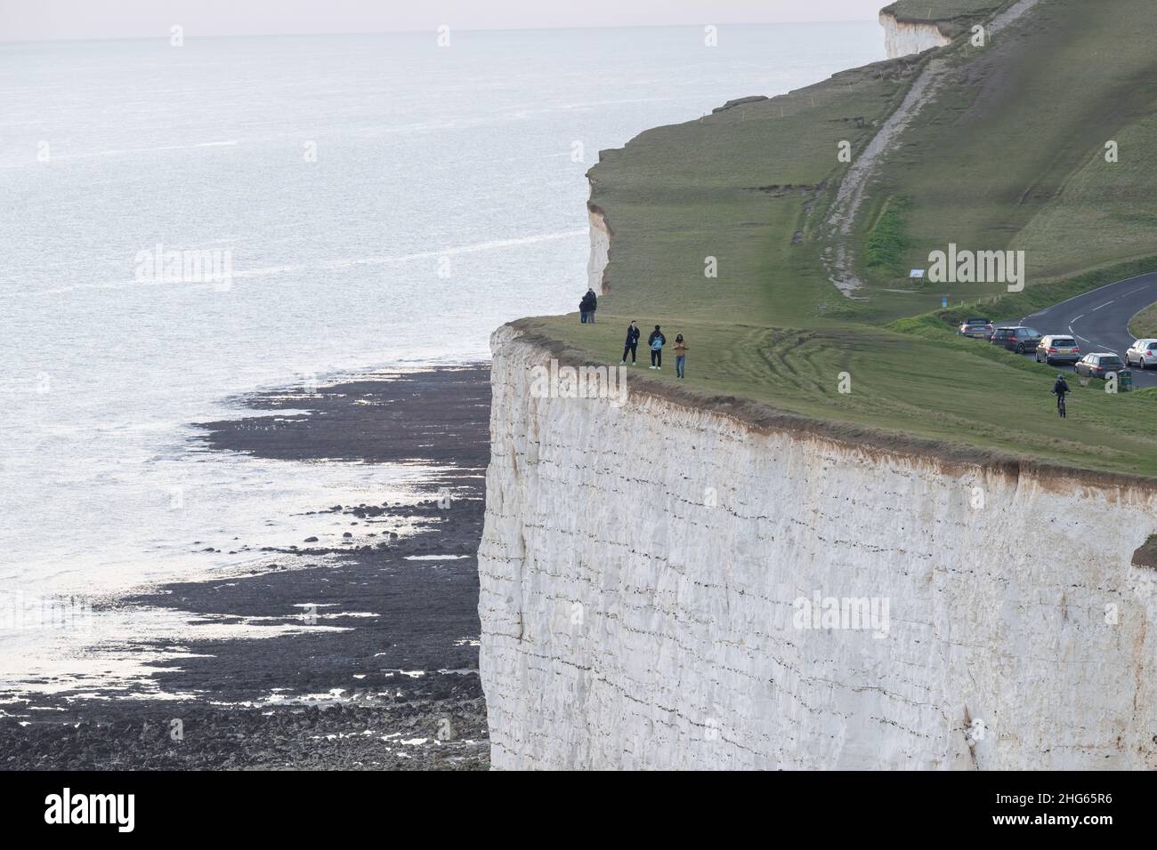 Beachy Head Cliff, East Sussex, UK Stock Photo - Alamy