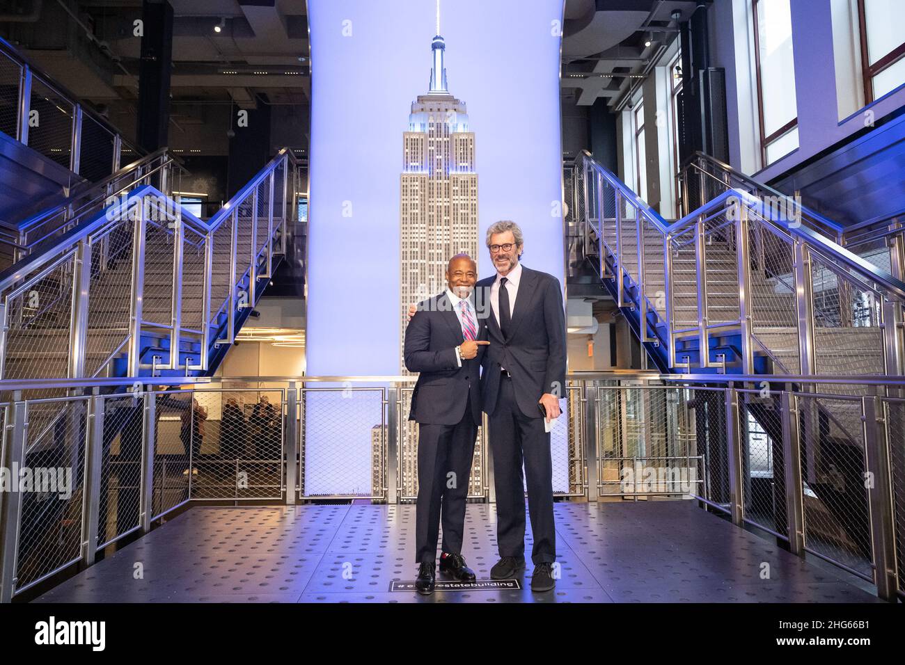 New York, USA. 12th Jan, 2022. Kicking off NYC Winter Outing, NYC Mayor ...