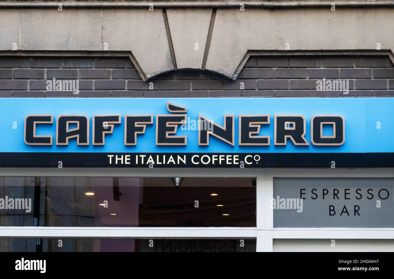 Caffe nero shop sign hi-res stock photography and images - Alamy