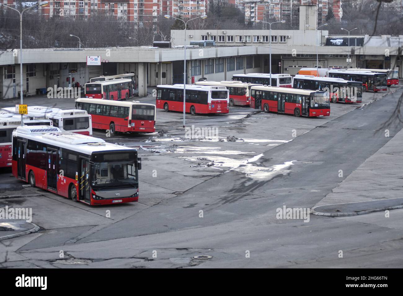 Buses in belgrade hi-res stock photography and images - Alamy