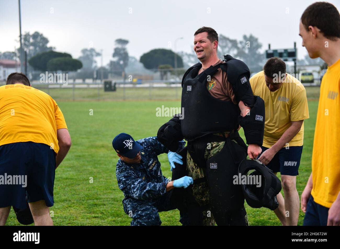 Sentry reaction force training 150312 Stock Photo - Alamy