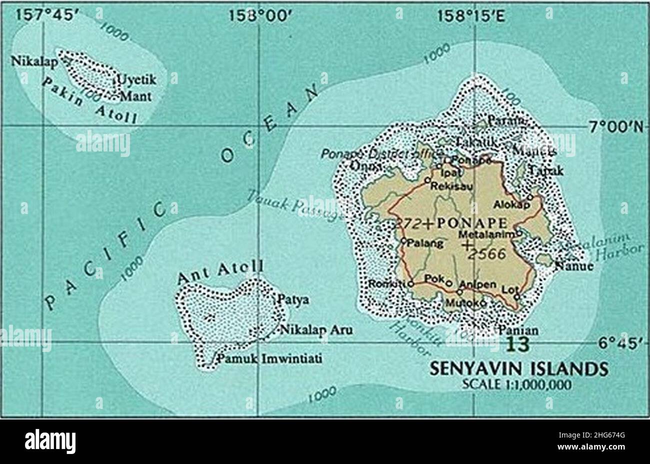 Senyavin islands hi-res stock photography and images - Alamy