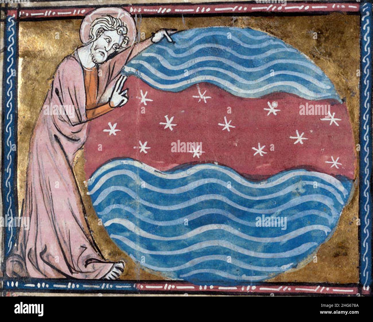 Separation of the earth from the waters hi-res stock photography and ...