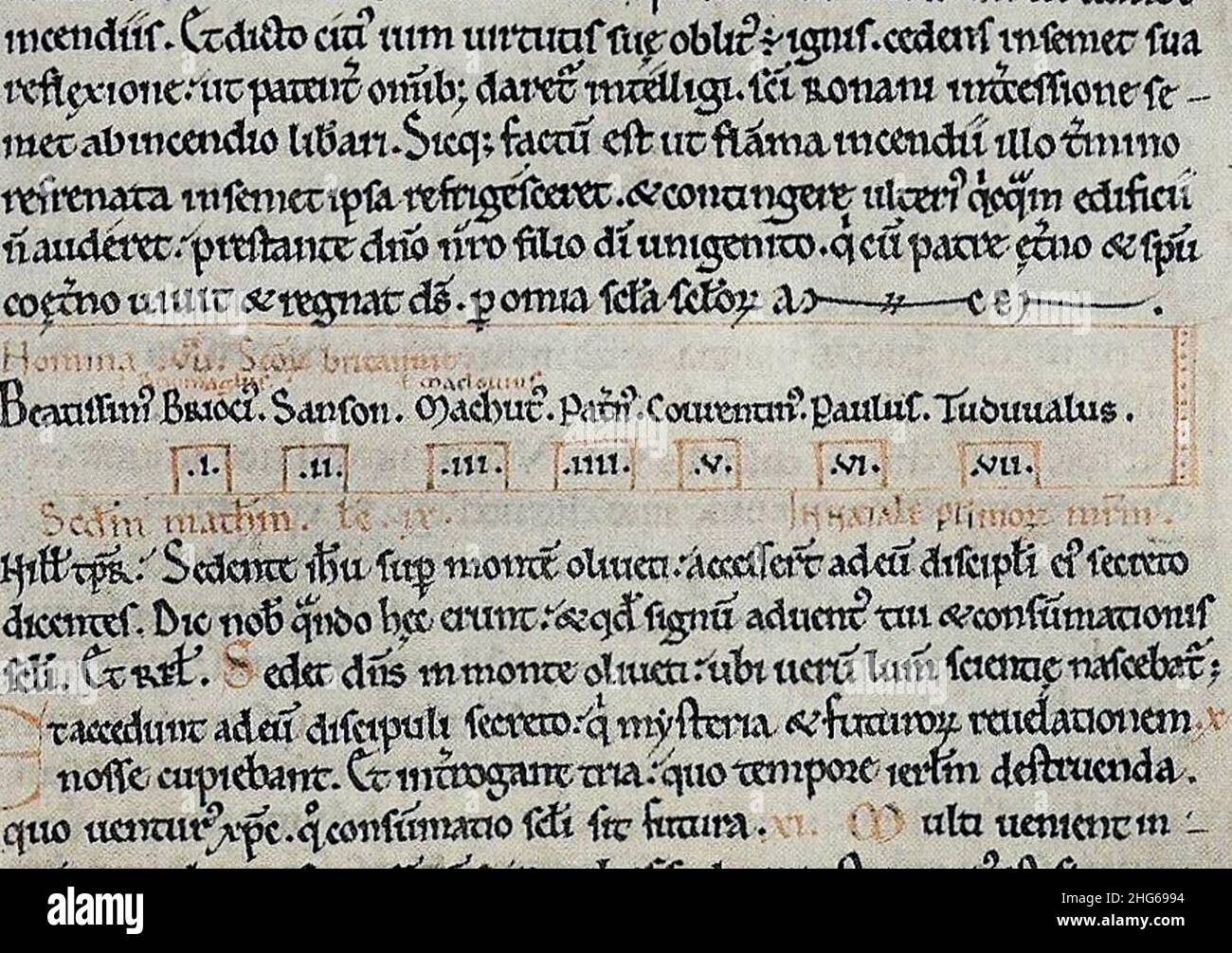 Manuscrit latin hi-res stock photography and images - Alamy