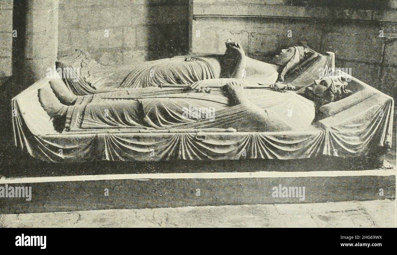 Sepulcro de Enrique II Y Leonor de Guyena, Fontevrault, Neurdein ...