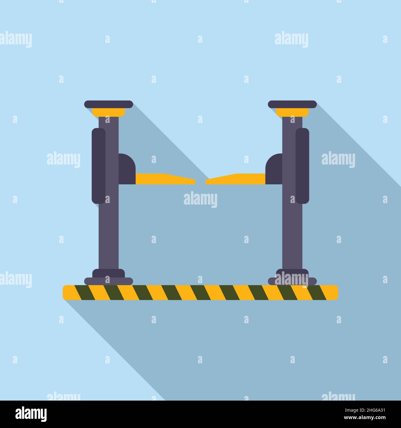 Hydraulic ramp Stock Vector Images - Alamy