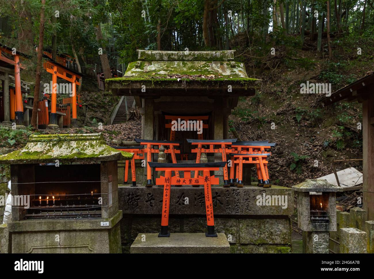 Small torii gates hi-res stock photography and images - Alamy