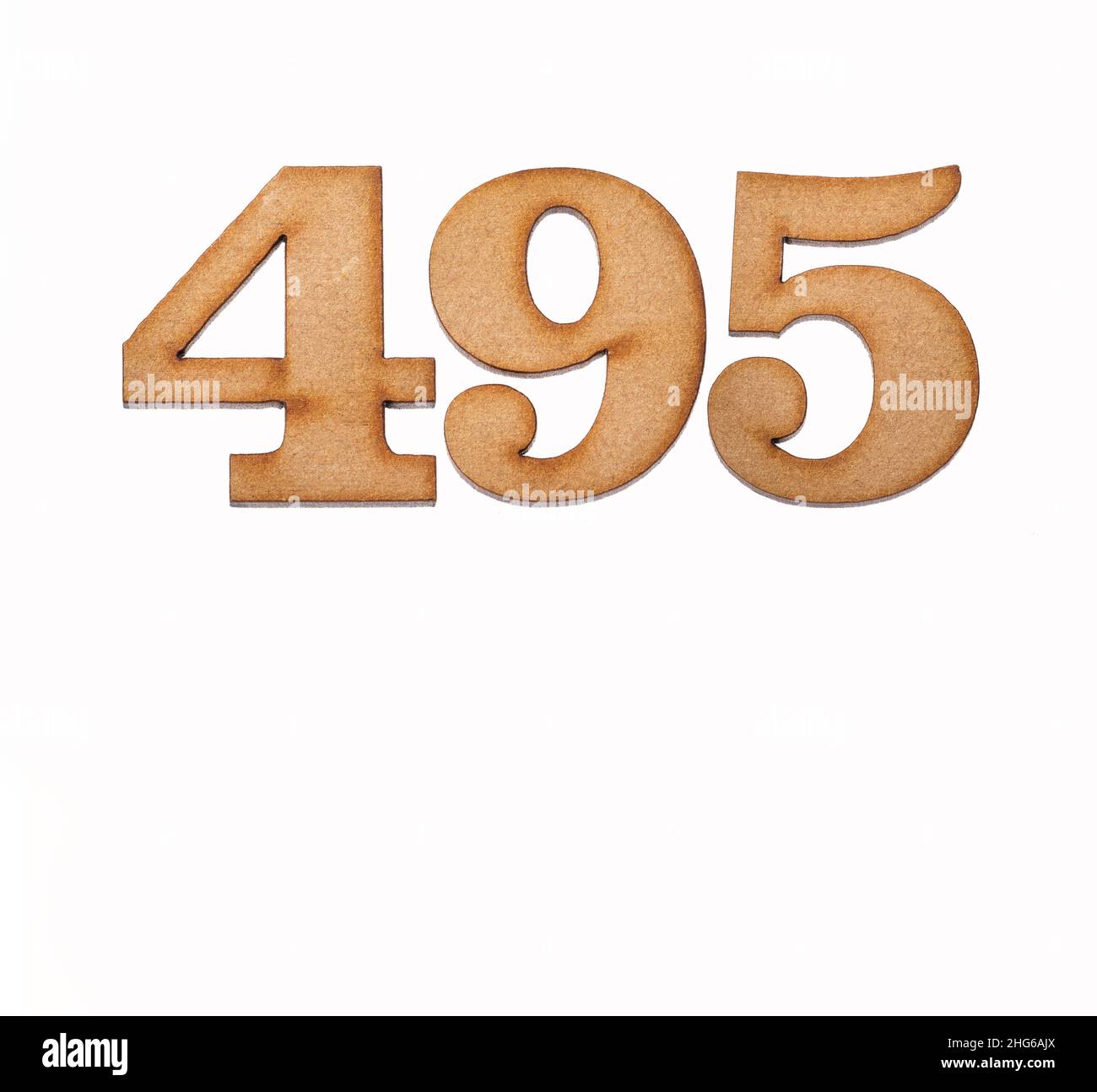 Number 495 Cut Out Stock Images & Pictures - Alamy