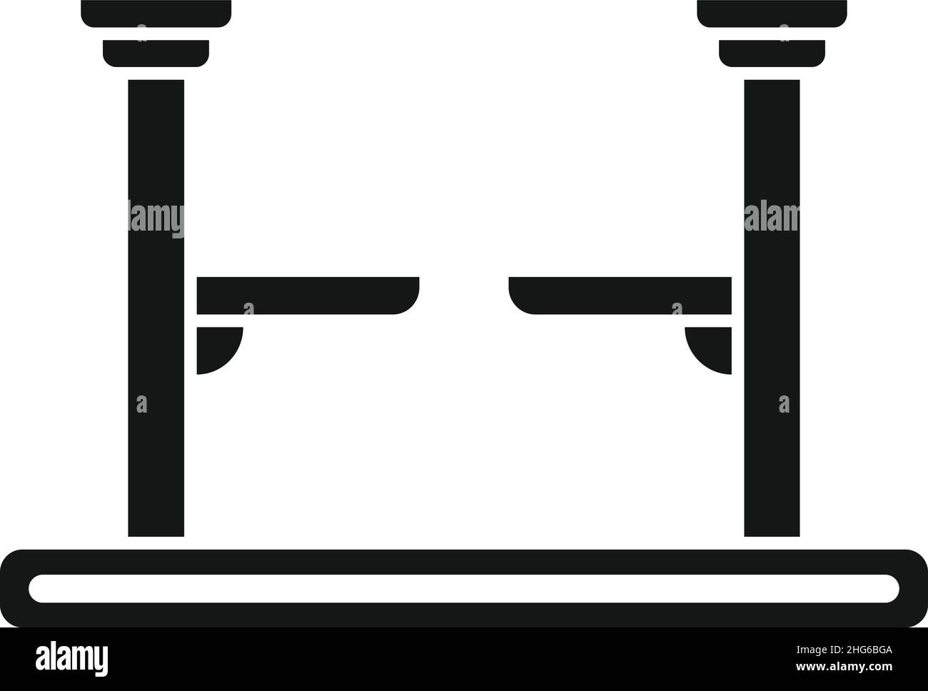 Car lift maintenance icon simple vector. Auto service. Repair vehicle ...