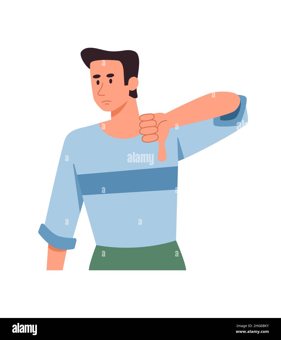 Negative teen cartoon Stock Vector Images - Alamy