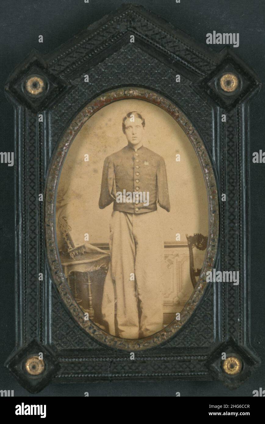 Sergeant Alfred A. Stratton of Co. G, 147th New York Infantry Regiment ...