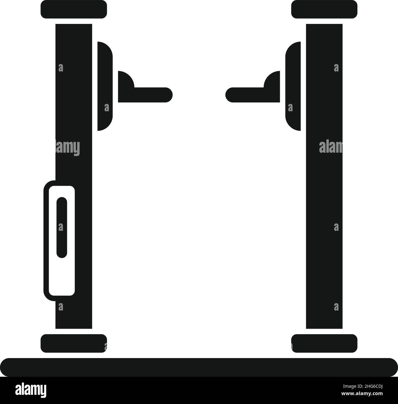 Car lift inspection icon simple vector. Auto service. Garage mechanic ...