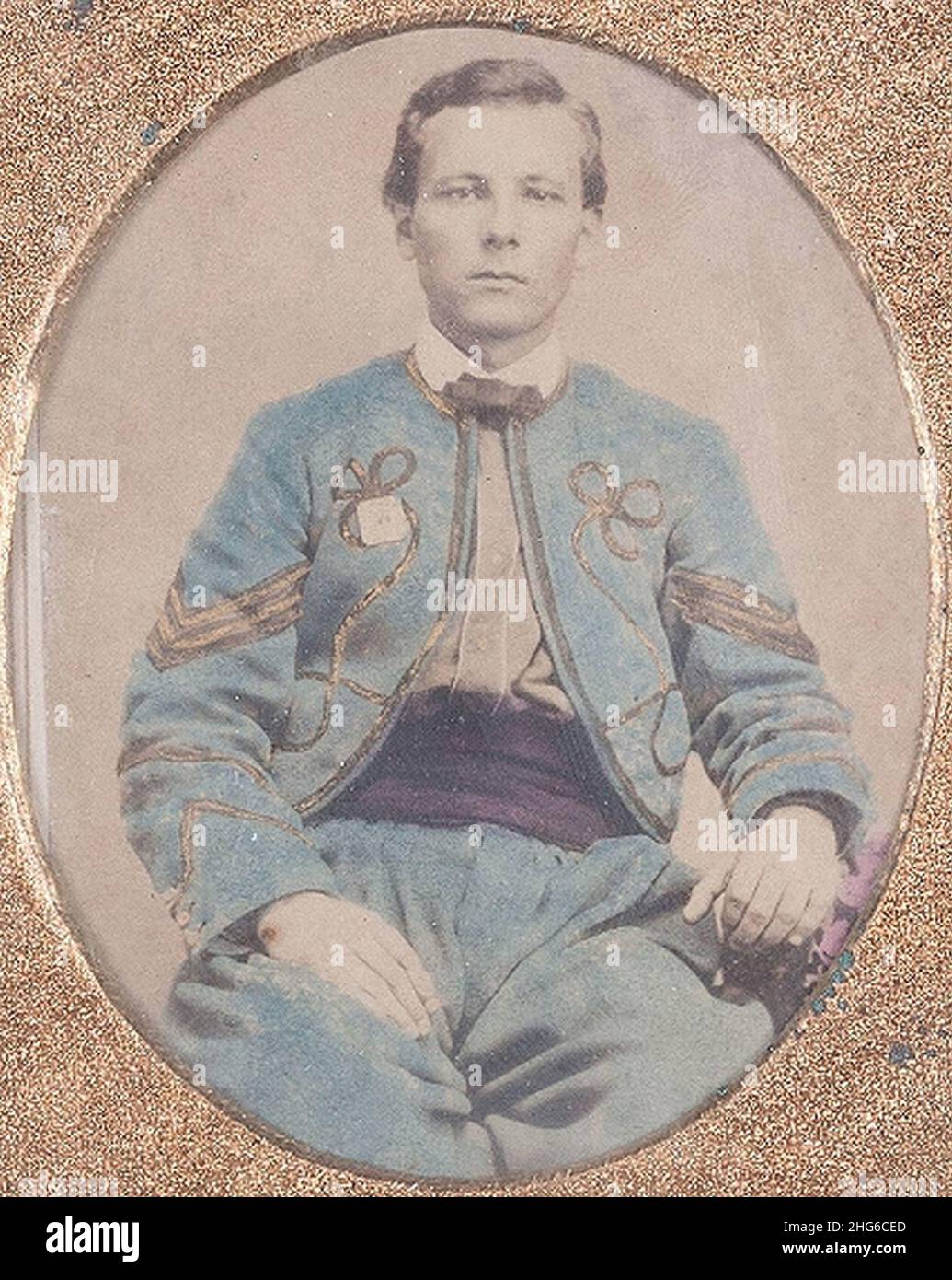Sergeant Milo Bailey Kellogg, 146th New York Infantry Stock Photo - Alamy