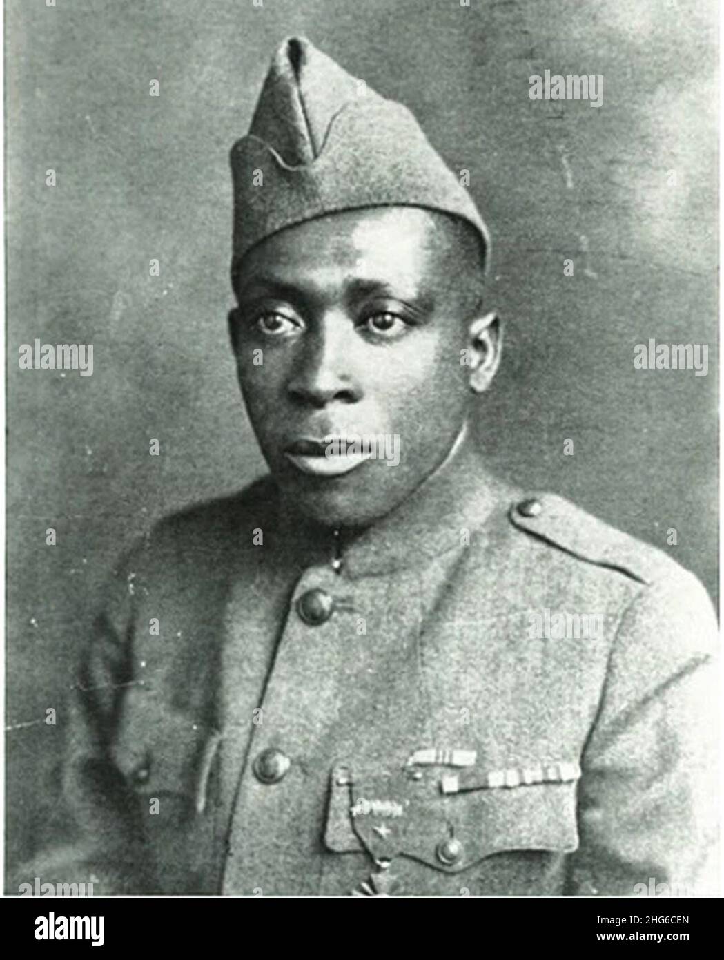 Sergeant Henry L Johnson American Soldier World War I Stock Photo - Alamy