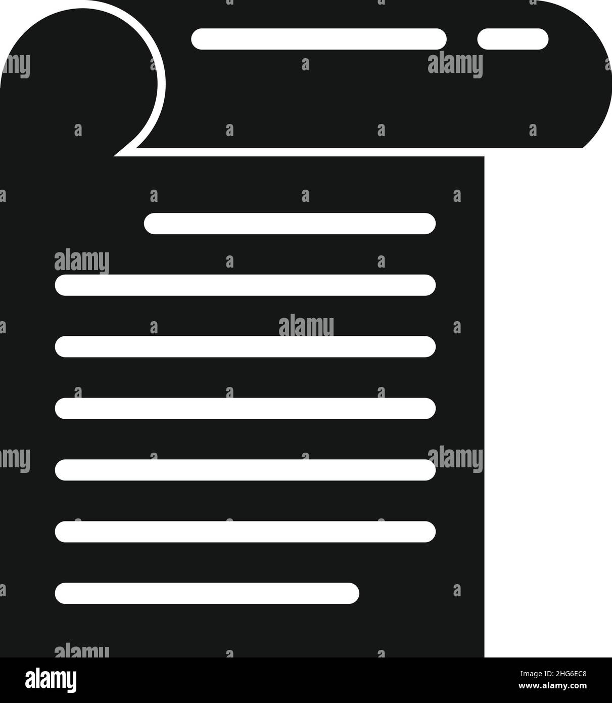 Scenario paper icon simple vector. Film ui. Client movie Stock Vector ...