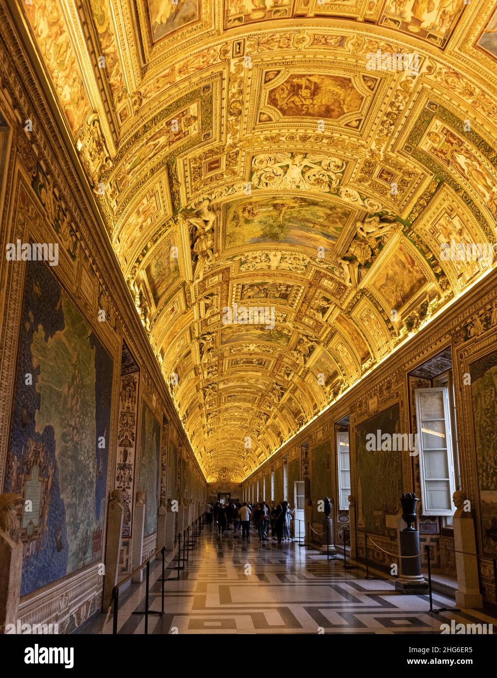 Map room, the vatican hi-res stock photography and images - Alamy