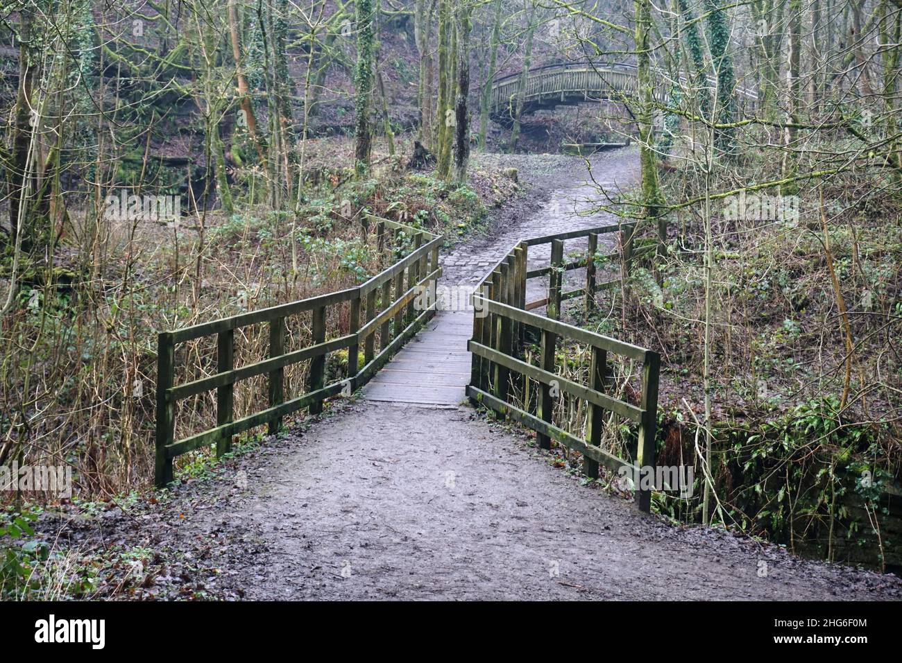 Into the valley Stock Photo - Alamy
