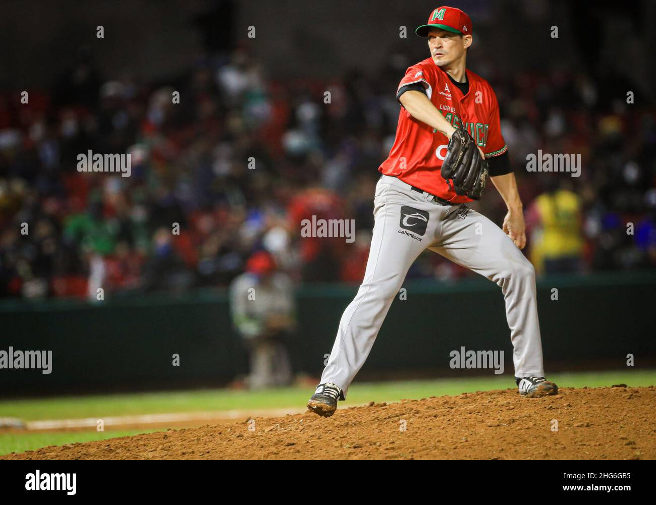 MAZATLAN, MEXICO - FEBRUARY 03: Anthony Vasquez starting pitcher of ...