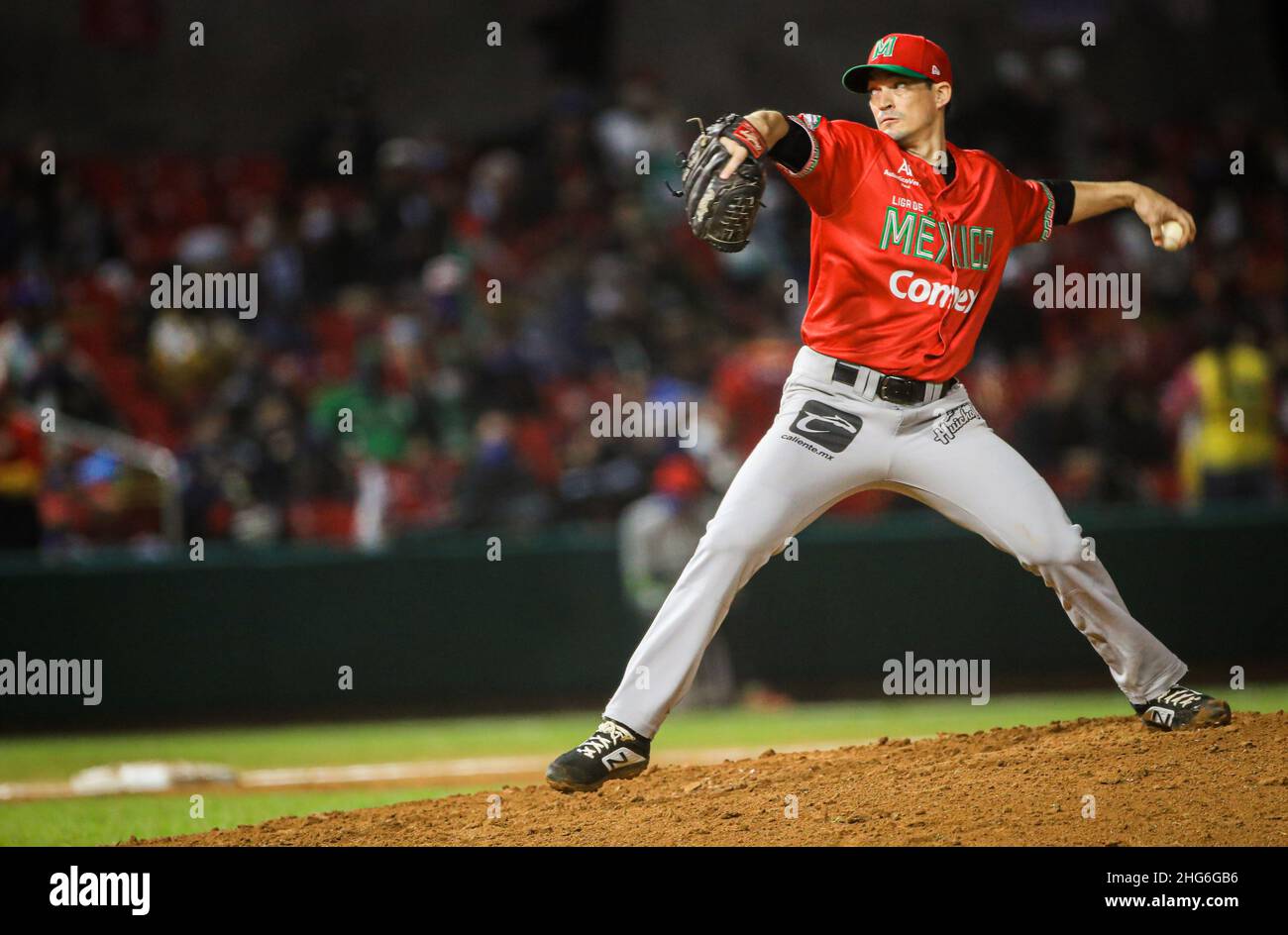 MAZATLAN, MEXICO - FEBRUARY 03: Anthony Vasquez starting pitcher of ...